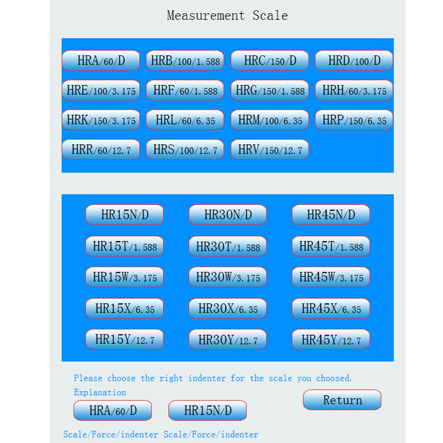 Tester de dureza de escala de Rockwell Equipo de prueba Rockwell ...